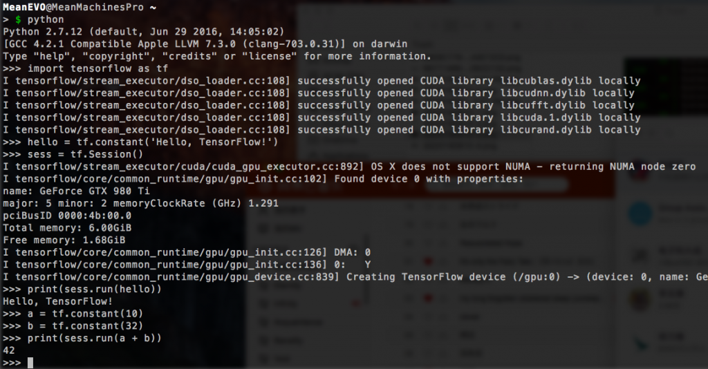 Tensorflow On Macos Meanevo 1072
